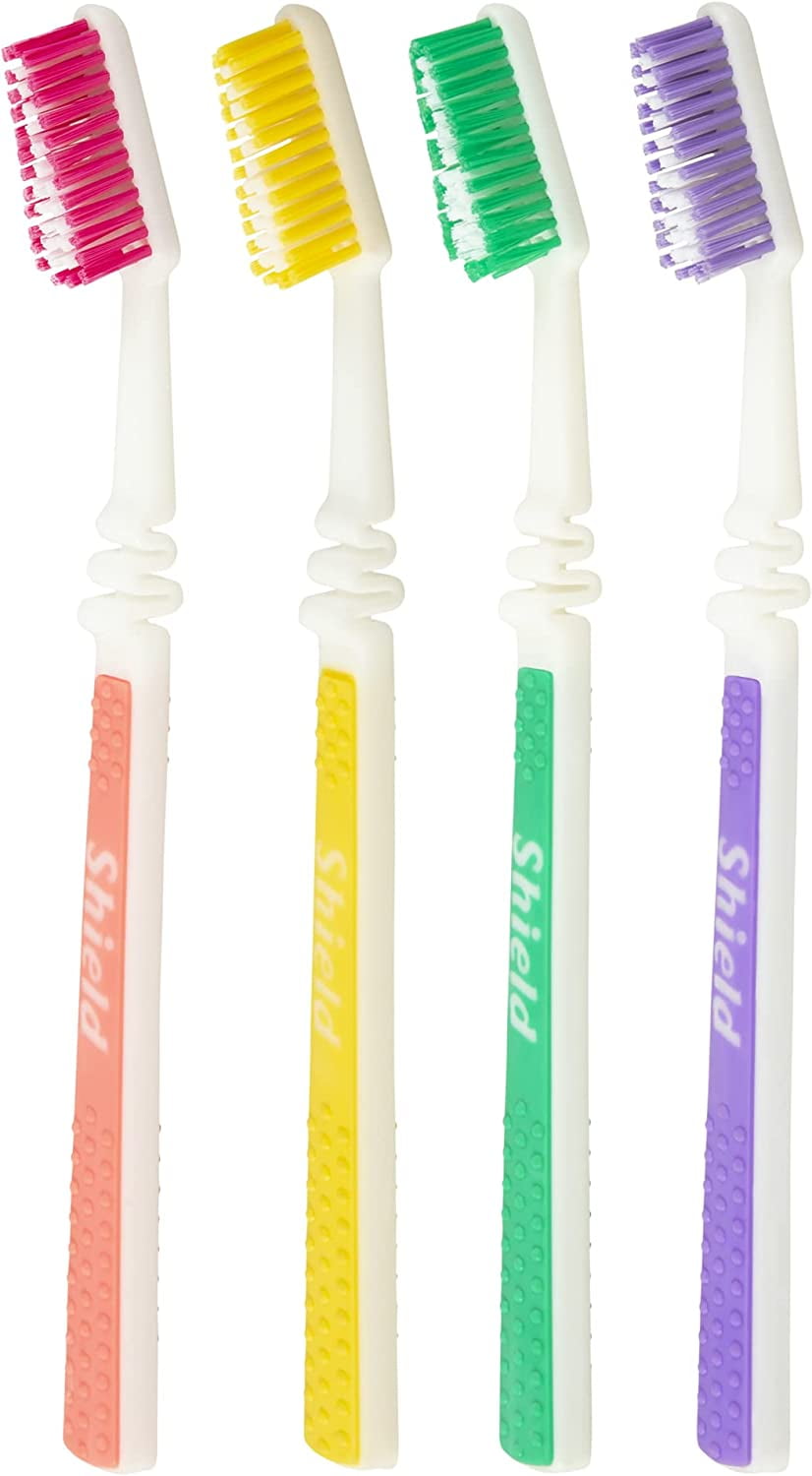 Shield Care Flex Manual Toothbrush Value Pack, Full Multi-Level ...