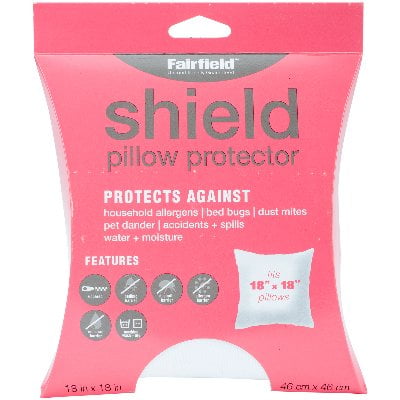 SHPC1818 Shield Pillow Protector-18 x 18 in., FOB-MI - Walmart.com