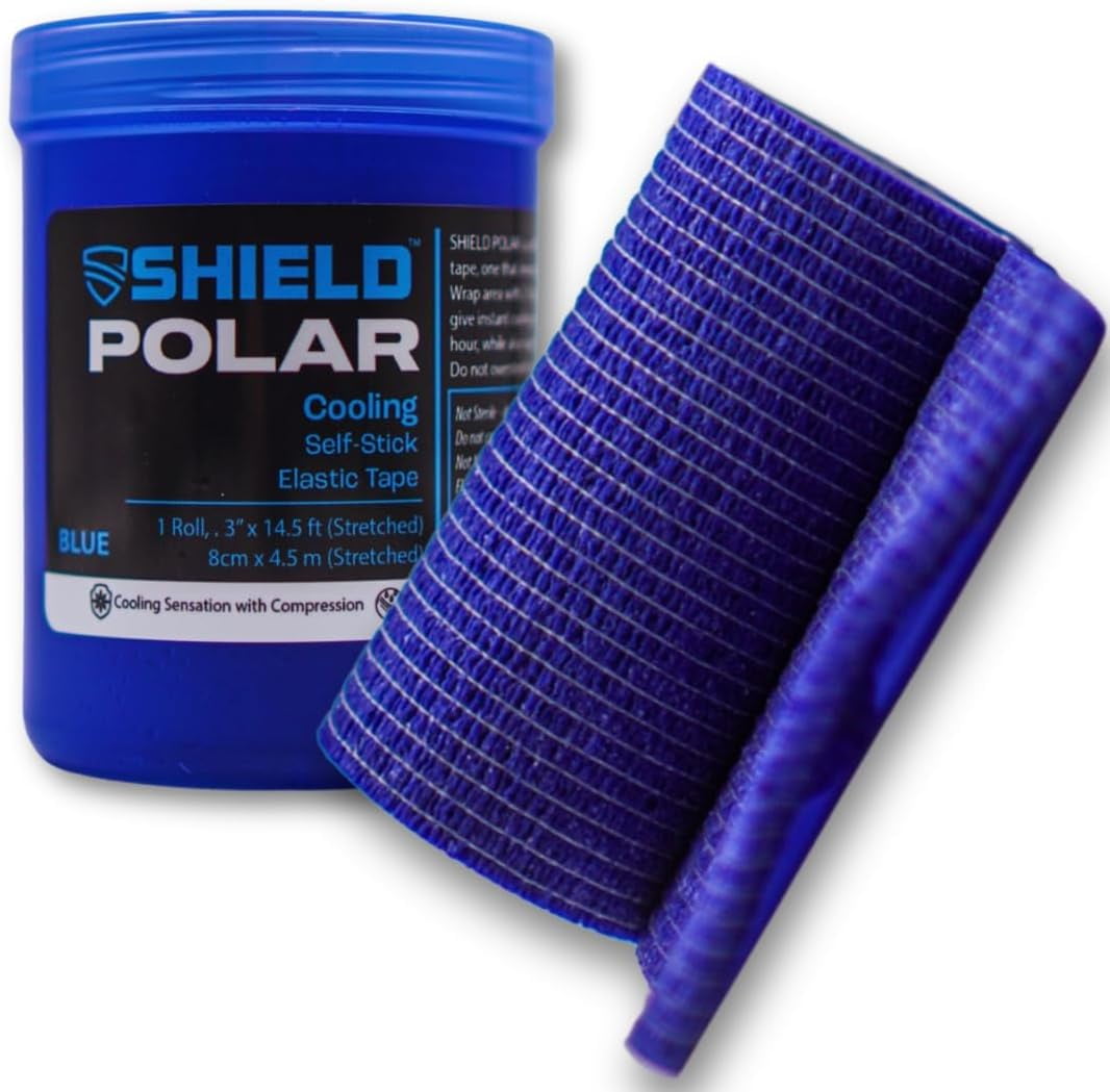Shield Polar – Instant Cold Compression Wrap | Cooling Athletic Tape ...