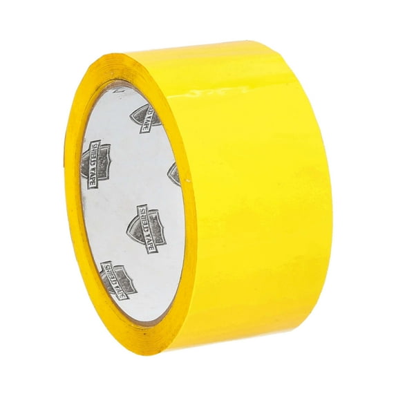 Shield Tape 2" x 110 Yards Yellow Color Carton Box Sealing Packing ...