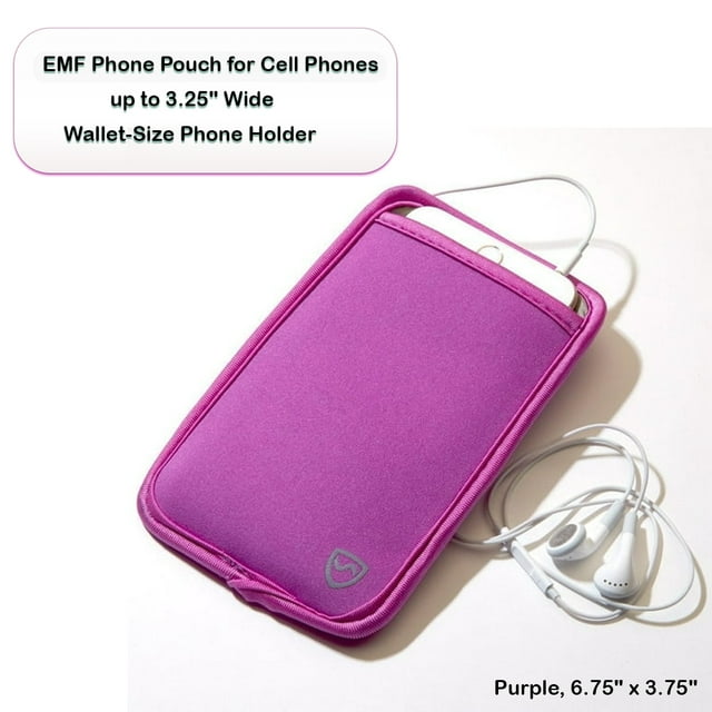 Shield Your Body EMF Blocking Pouch for Cell Phones up to 3.25 in Wide ...