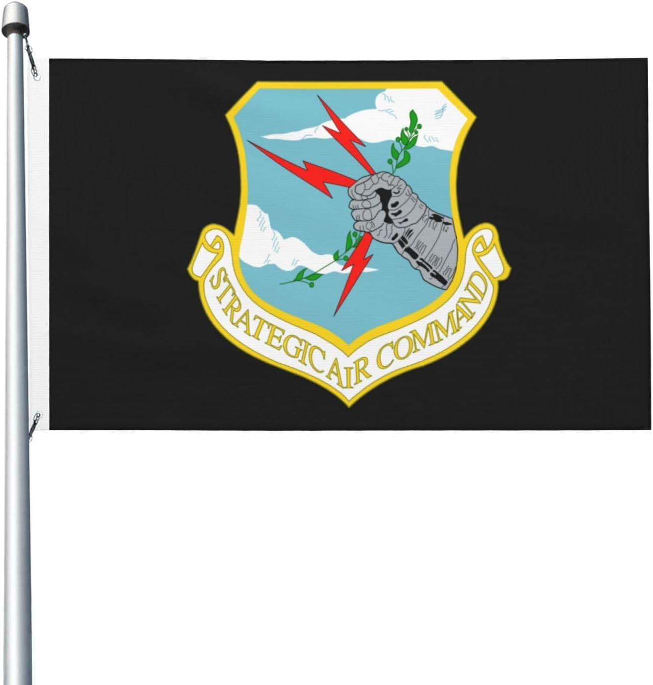 Shield of The USAF Strategic Air Command Double-Sided Flags 3x5FT ...