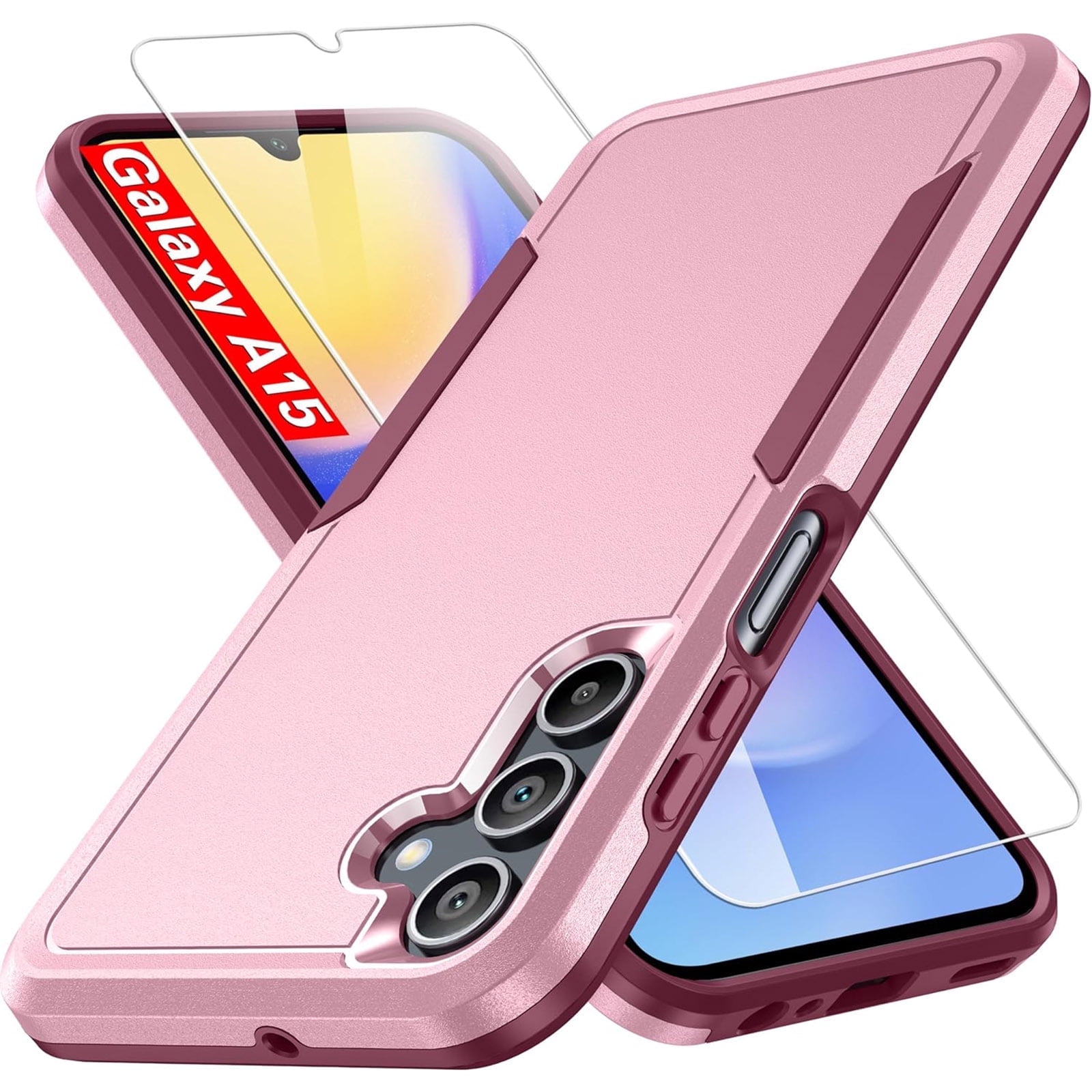 ShieldPlus for Samsung Galaxy A15 5G Case, Full Body Heavy Duty Rugged ...