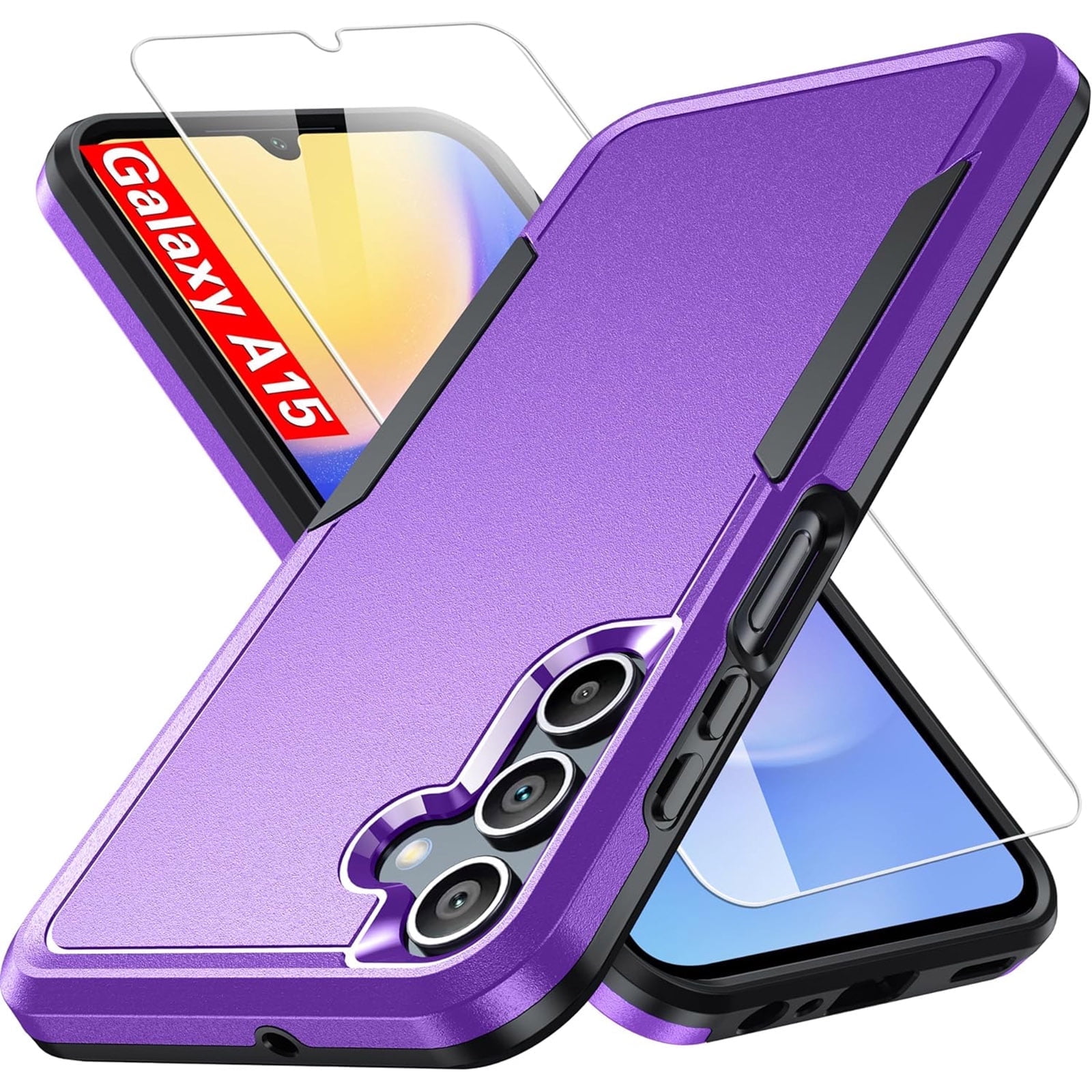 ShieldPlus for Samsung Galaxy A15 5G Case, Full Body Heavy Duty Rugged ...