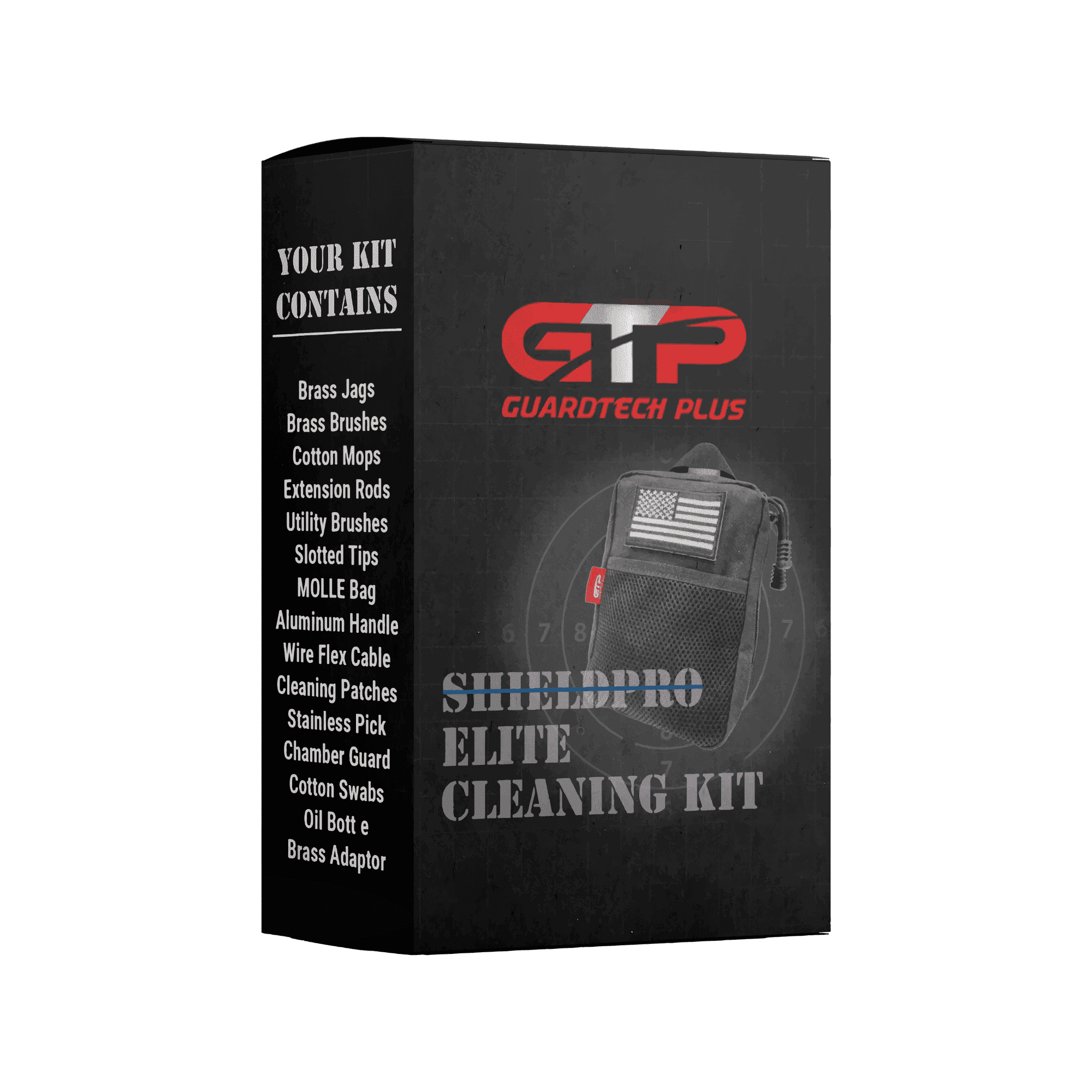 GuardTech Plus ShieldPro Elite Gun Cleaning Kit in Tactical Molle Style ...
