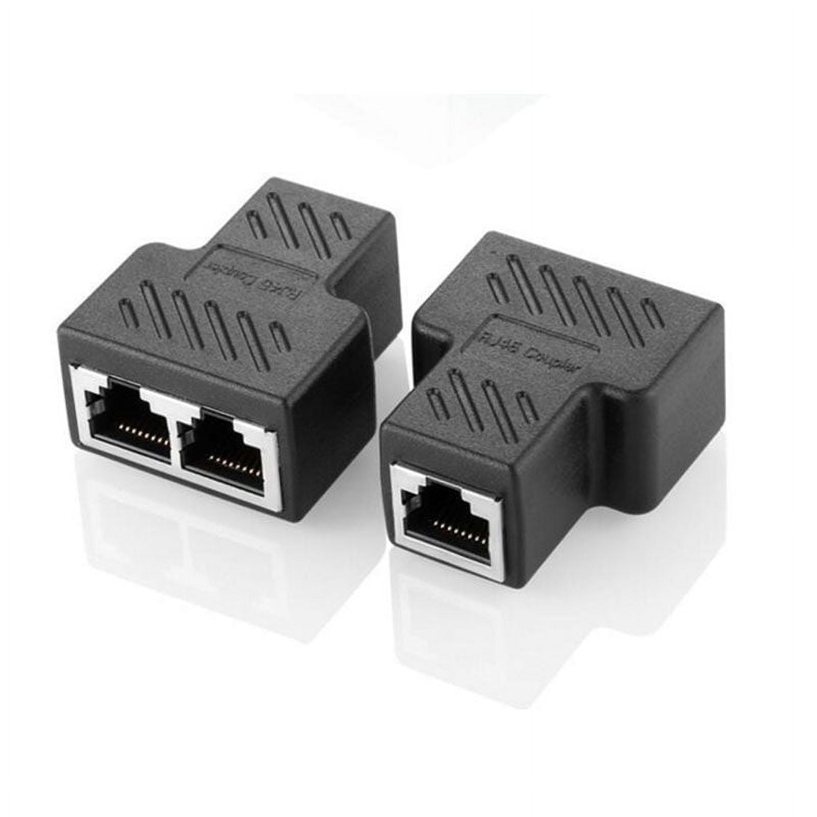 Shielded CAT5E RJ45 network three-way head network cable extension one ...