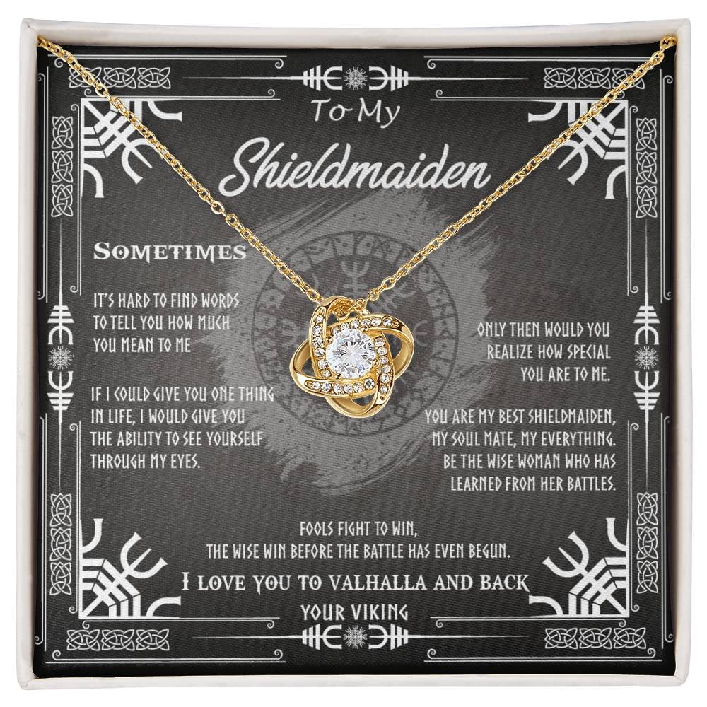 To My Shieldmaiden, Gift for Viking Wife, Viking Jewelry, Lagertha ...
