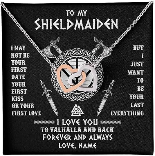 To My Shieldmaiden Necklace, Birthday Gift for Wife/Girlfriend ...
