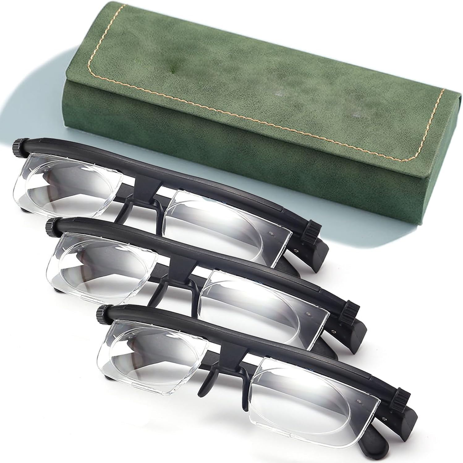 Shift Adjustable Reading Glasses, Flex Focal Eyeglasses Near Far Sight ...