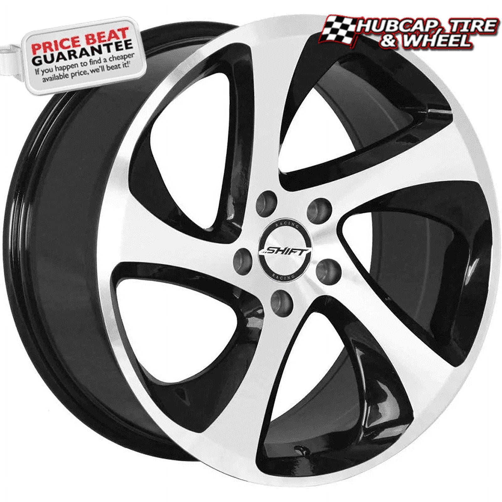 Shift Strut 17X8 Gloss Black Machined Custom Wheel- 5x114.3 Bolt ...