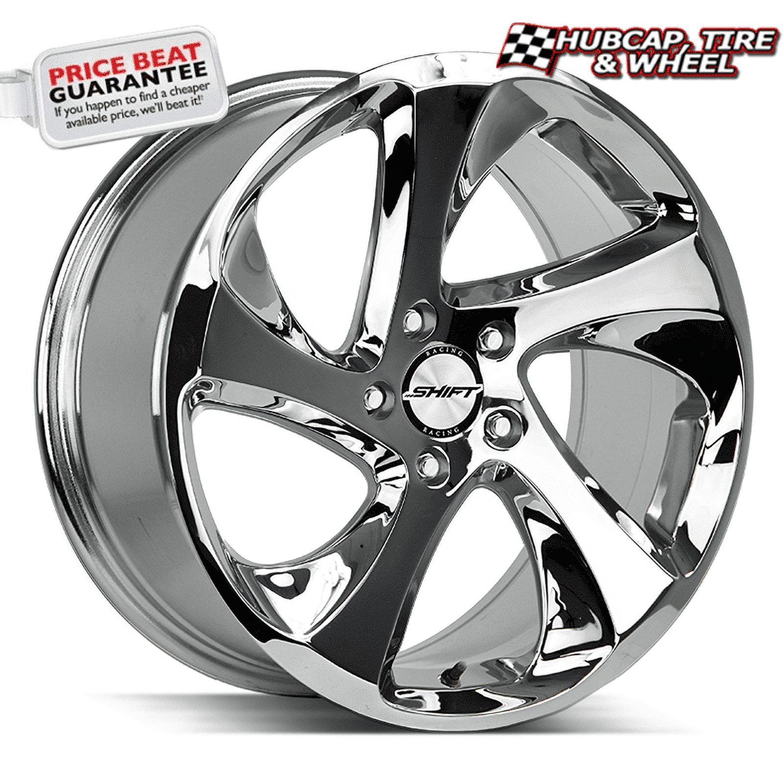 Shift Strut 18X8.5 Chrome Custom Wheel- 5X108 Bolt Pattern, 35mm Offset ...