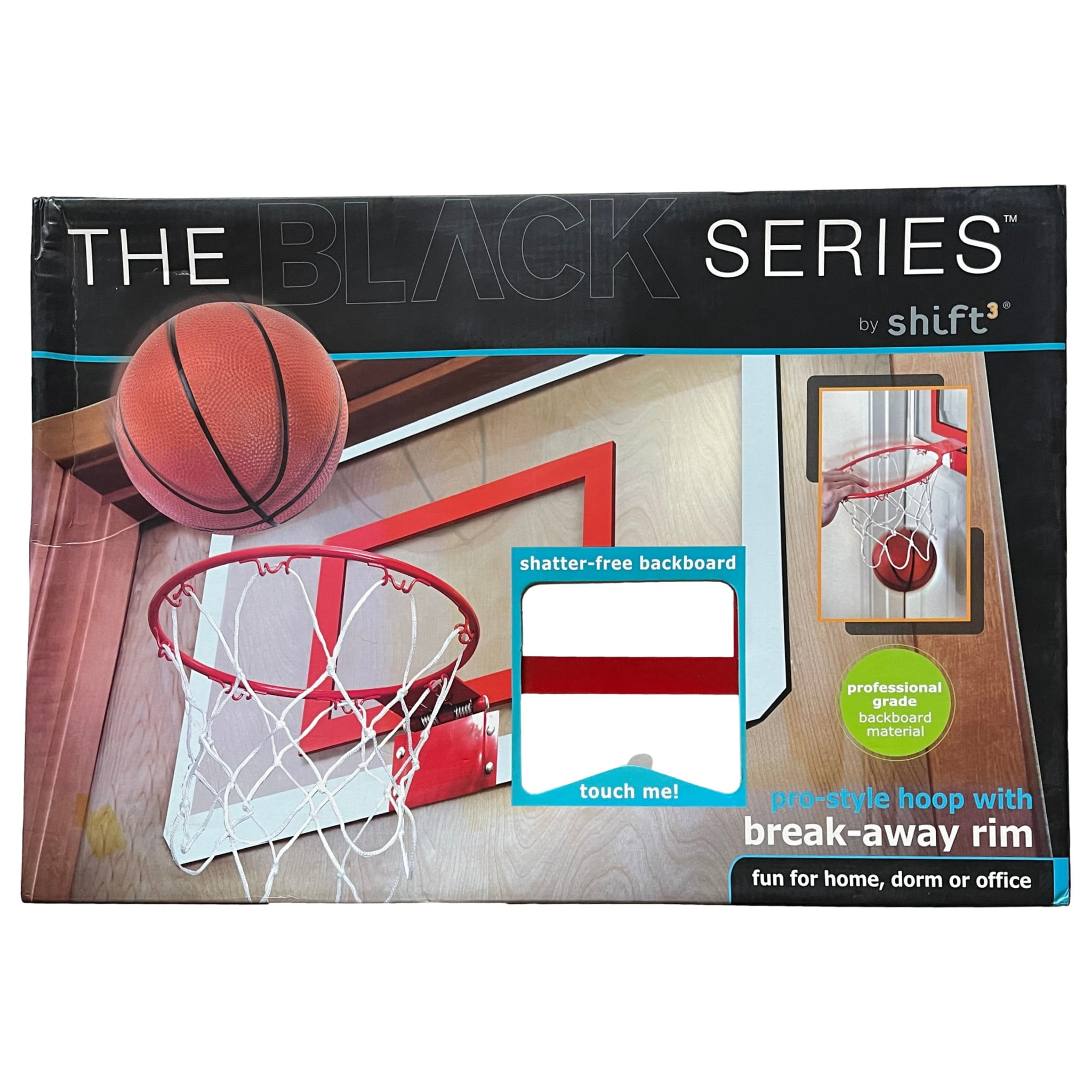 Shift The Black Series Pro Style Hoop & Breakaway Basketball Rim Over ...