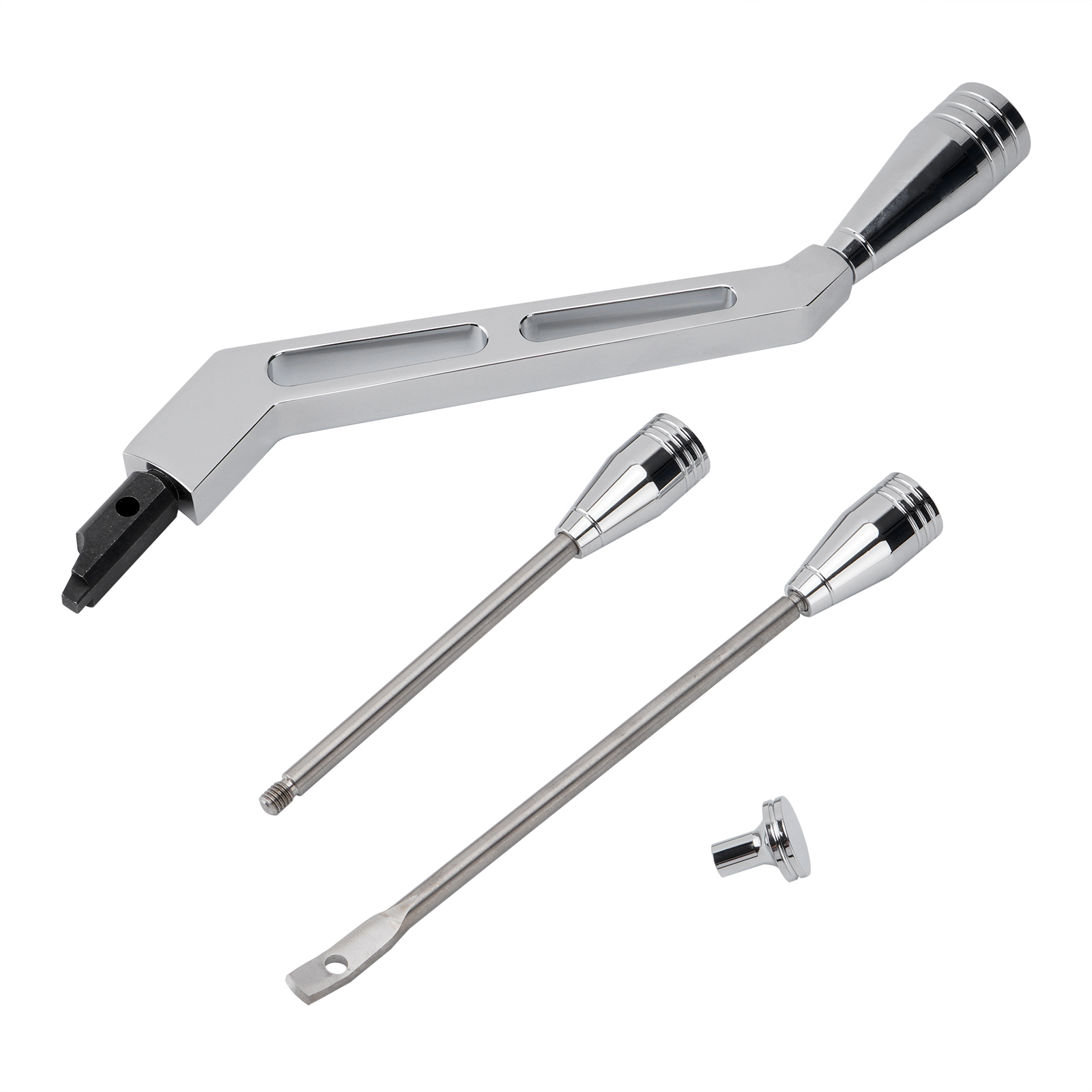 Polished Billet Aluminum Column Shifter Lever, Turn Signal Hazard Tilt ...