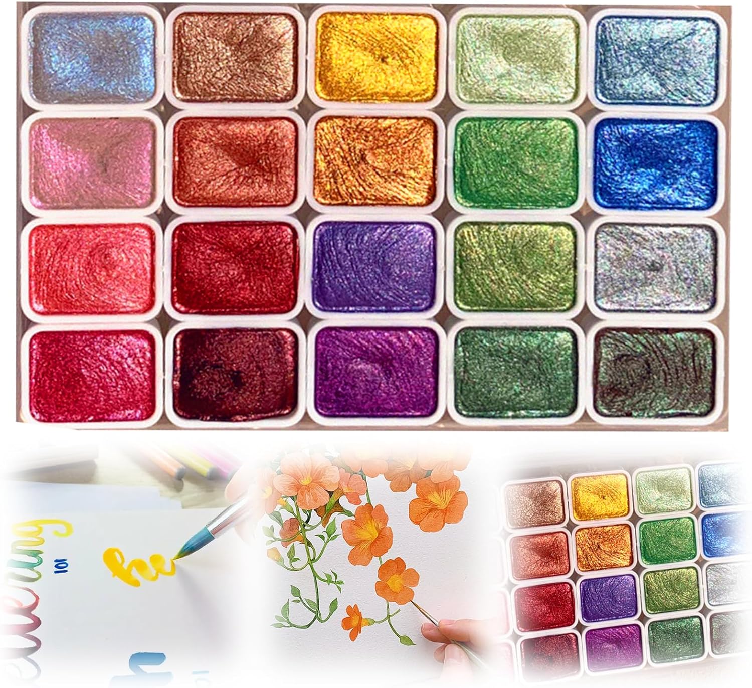 Shifting Watercolor Painting Set, 2025 Shifting Watercolor Paint ...
