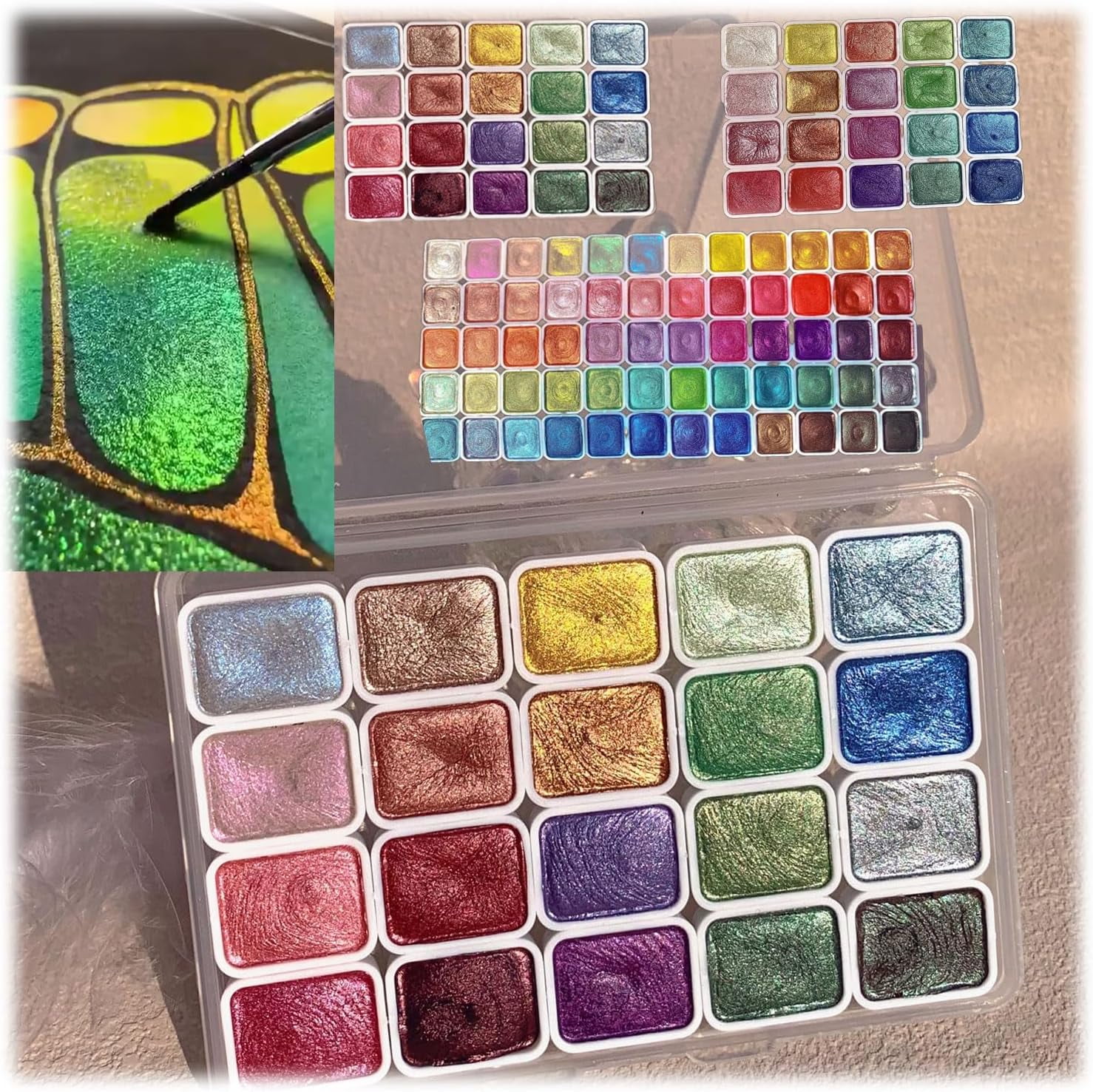 Shifting Watercolor Painting Set,2Watercolor Painting Set,Color ...