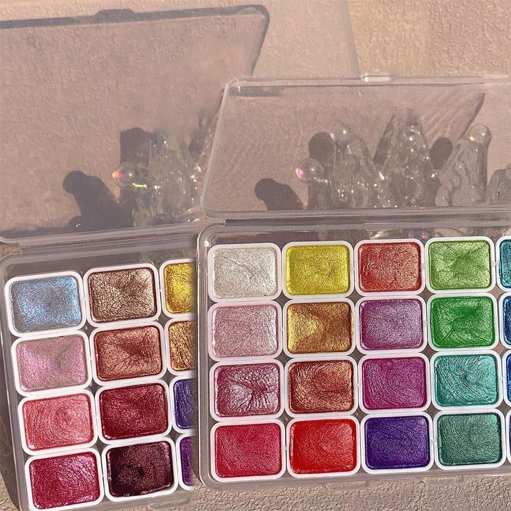 Shifting Watercolor Painting Set, Color Shifting Watercolor Paint, 20 ...