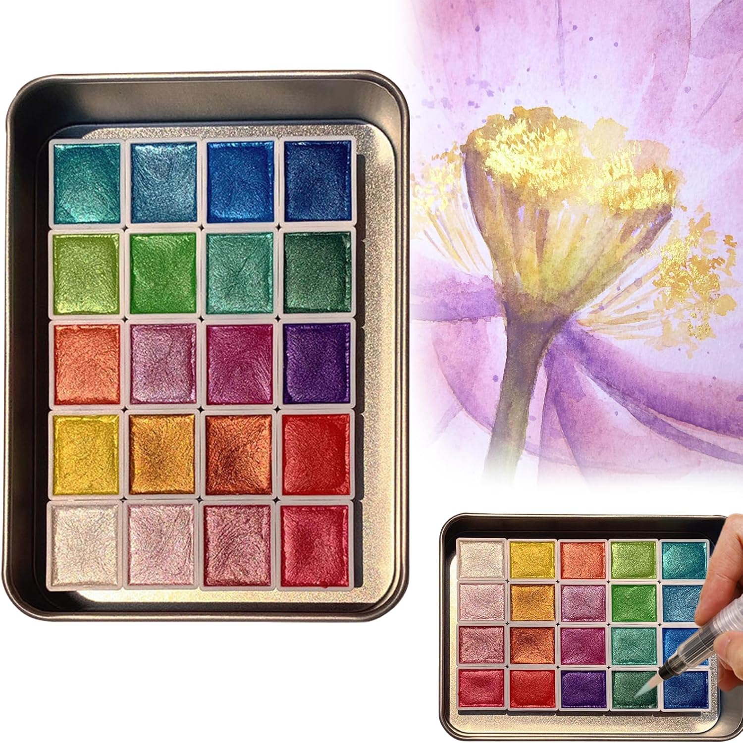 Shifting Watercolor Painting Set, Color Shifting Watercolor , Shifting ...