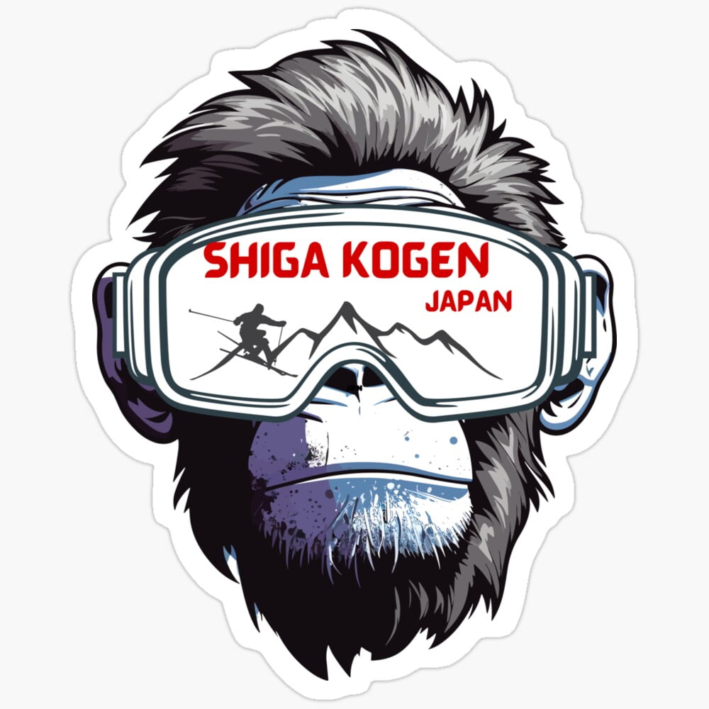 Shiga Kogen Japan Sticker Phone Decal Water Bottle Stickers Car Decals ...