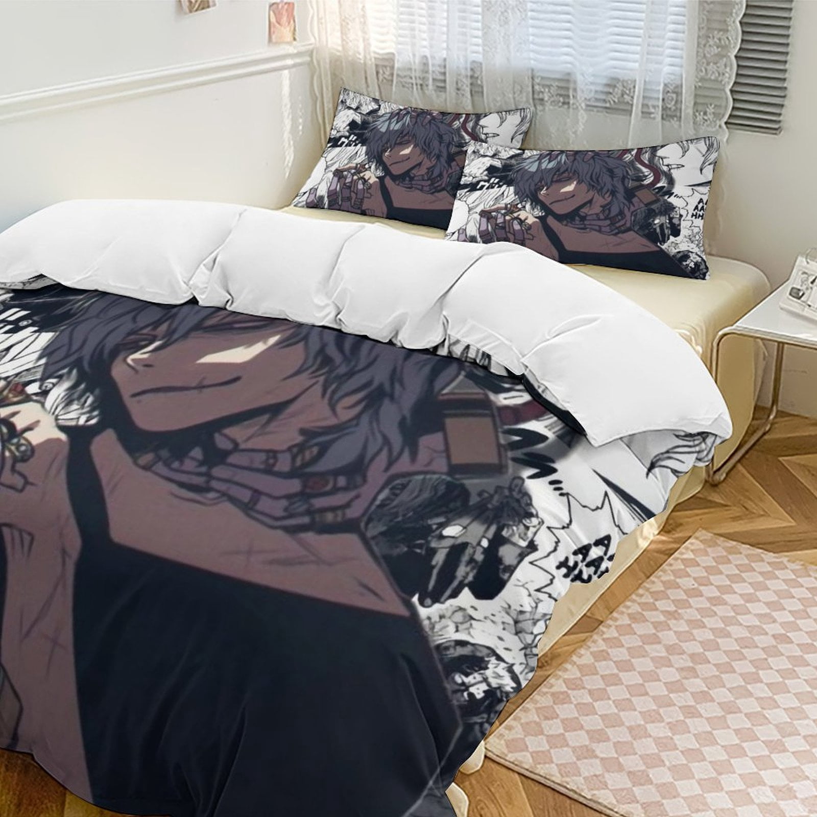 Shigaraki Tomura Anime Duvet Cover 3 Piece Bedding Set,Teen Anime ...
