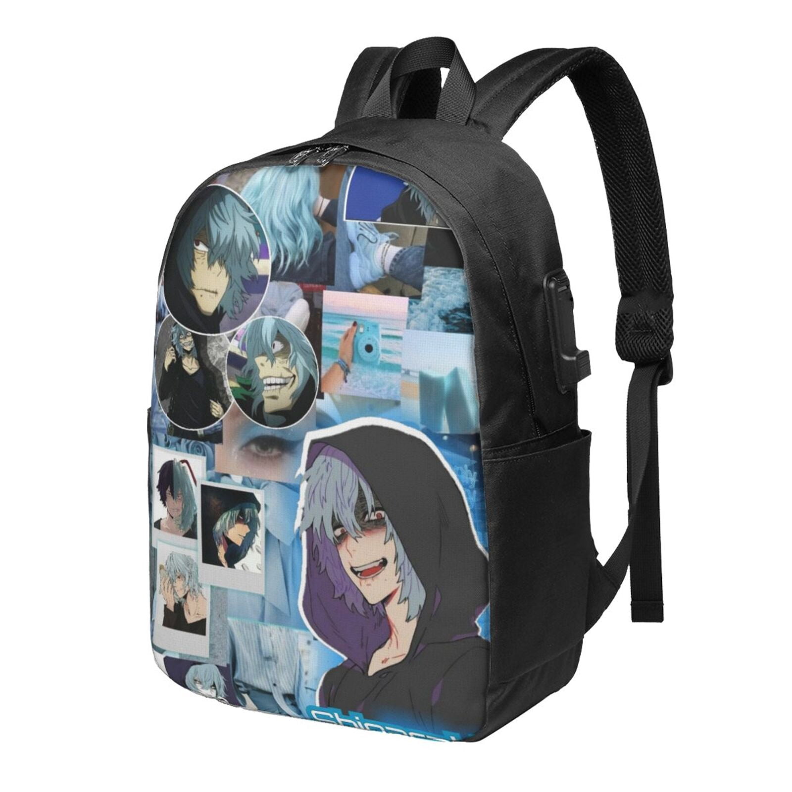 Shigaraki Tomura Backpack Large Laptop Bookbag with usb Charging Port ...