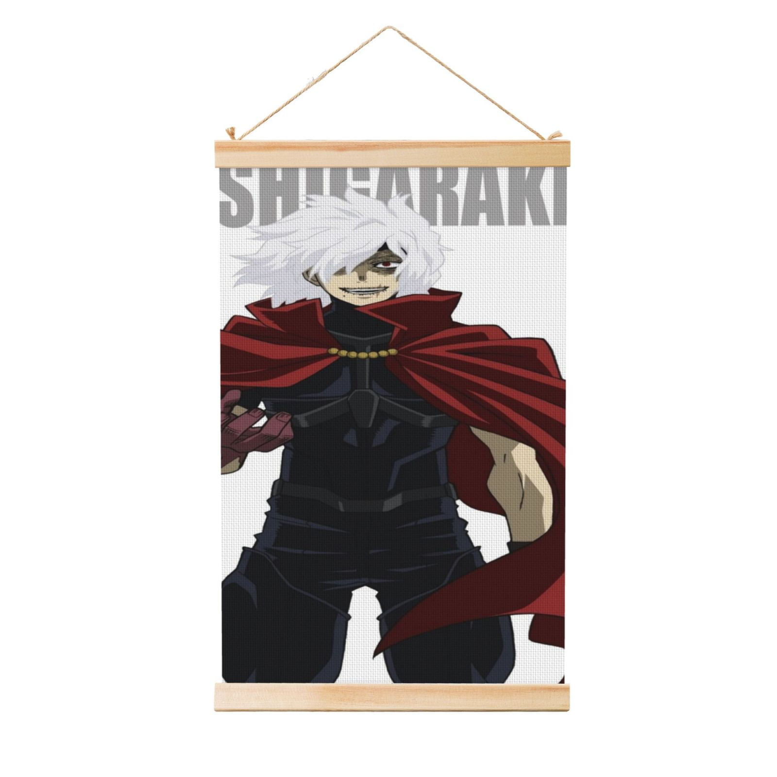 Shigaraki Tomura Poster Canvas Wooden Shaft Hanging Poster Home Decor ...