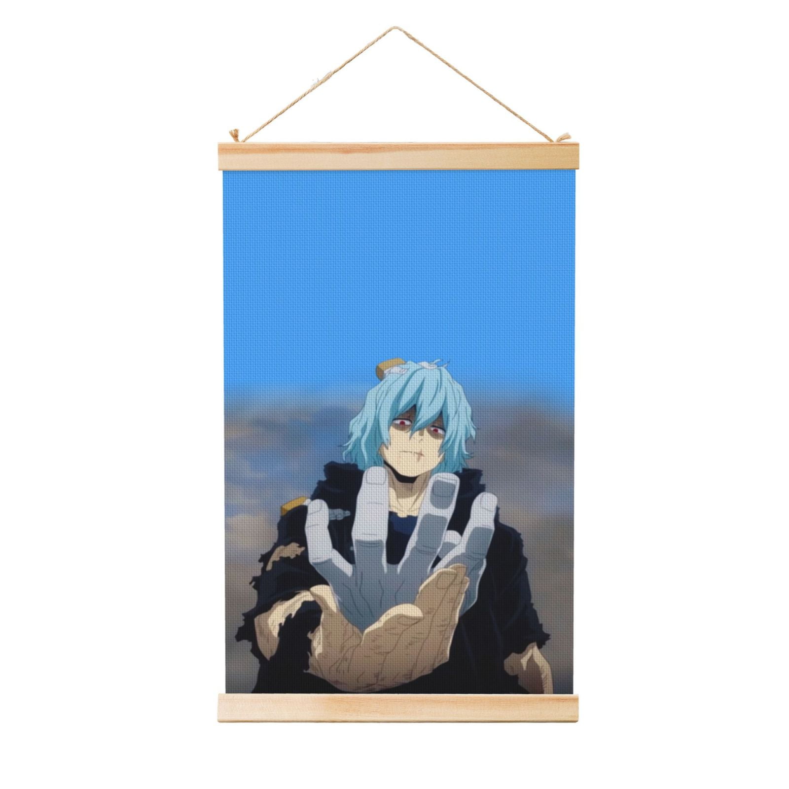 Shigaraki Tomura Poster Canvas Wooden Shaft Hanging Poster Home Decor ...