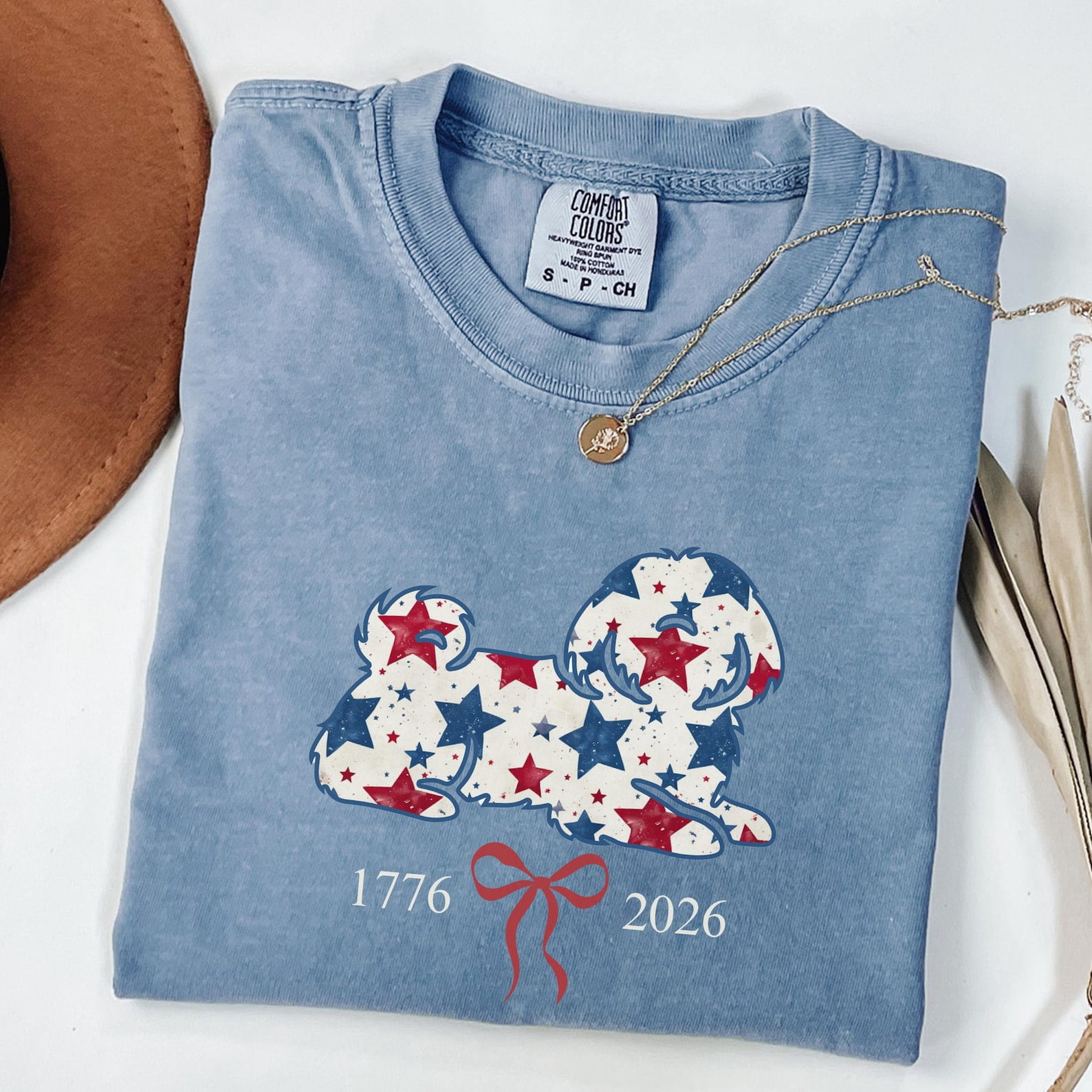 Shih Tzu Mama 1776 - 2026 Shirt, Patriotic Shih Tzu Mom Tee, 4th of ...