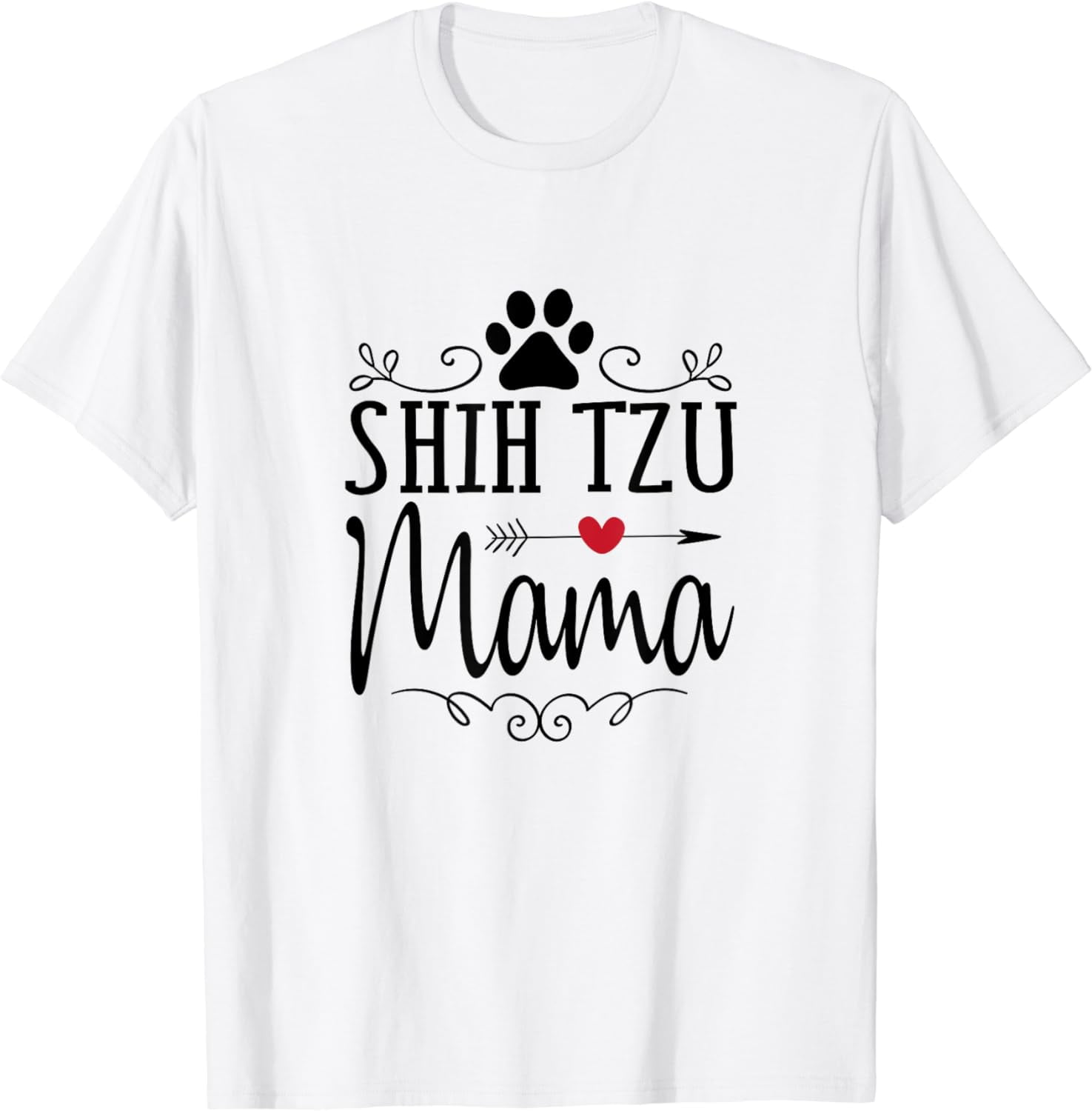 Shih Tzu Mama - Shih Tzu Mama Shirt Gift For Shih Tzu Lover T-Shirt ...