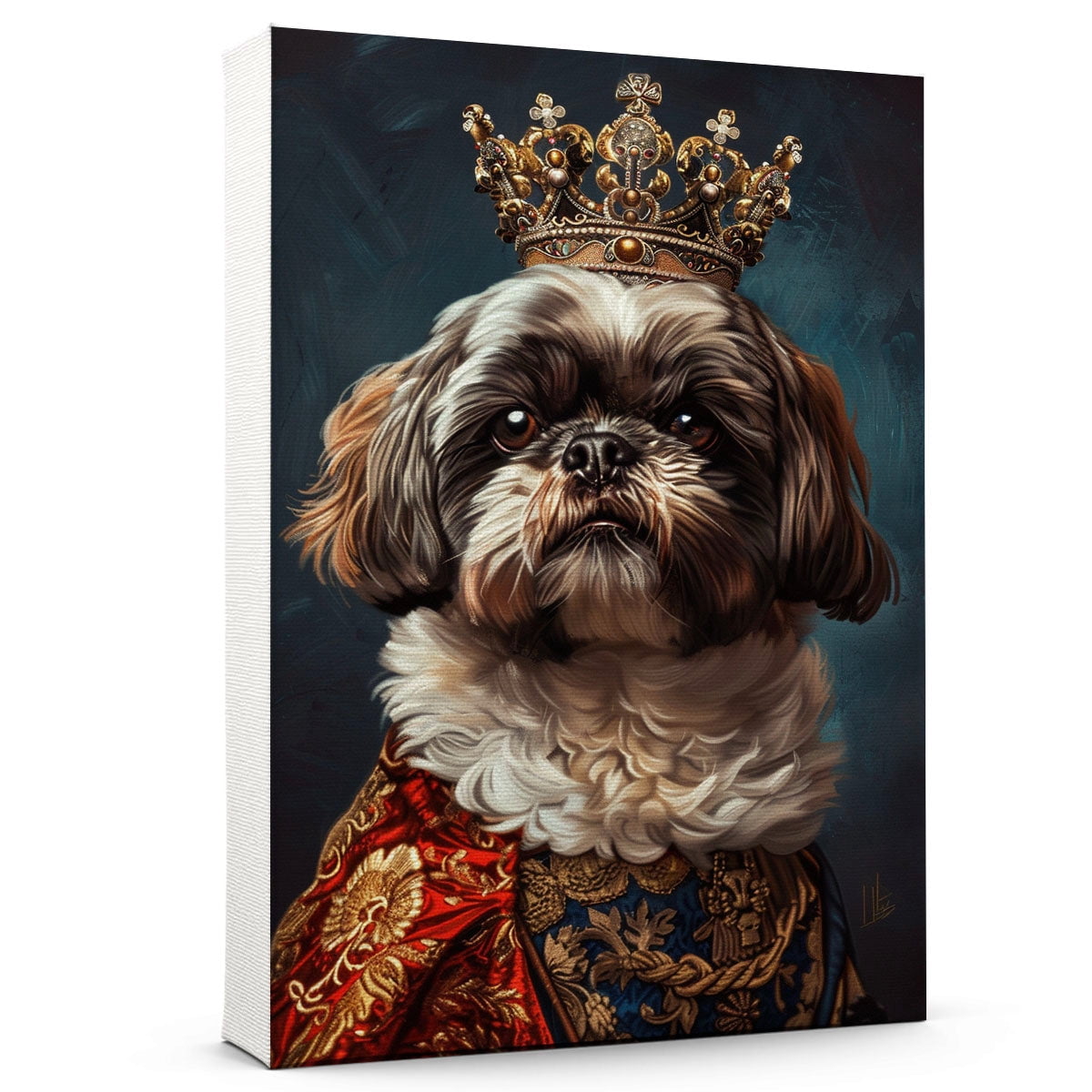 Shih Tzu Poster Master Aristocratic Dog Poster - Dog Art - Gift for Men ...