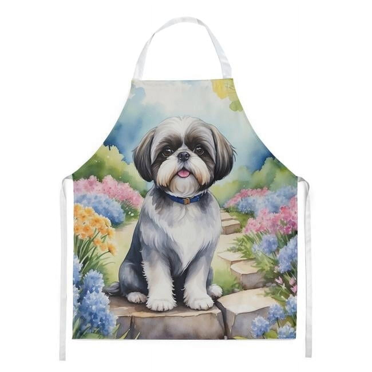 Shih Tzu Spring Path Apron 27 in x 30 in - Walmart.com