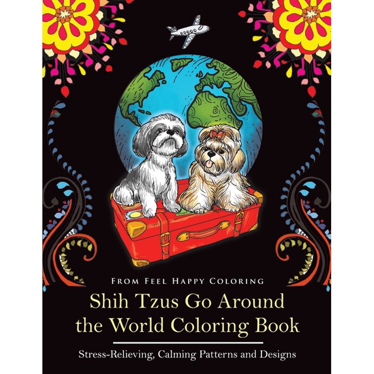 dog breed coloring pages shih tzu