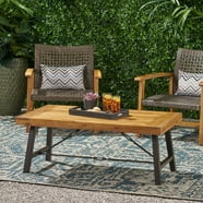 Free Shipping! Mayson Outdoor Modern Industrial Acacia Wood Coffee ...