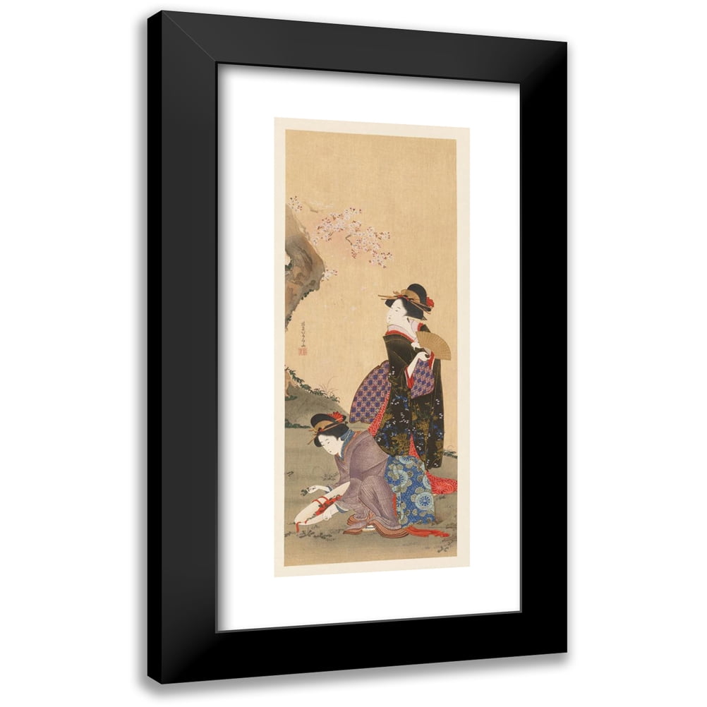 Shiichi Tajima 10x18 Black Modern Framed Museum Art Print Titled ...