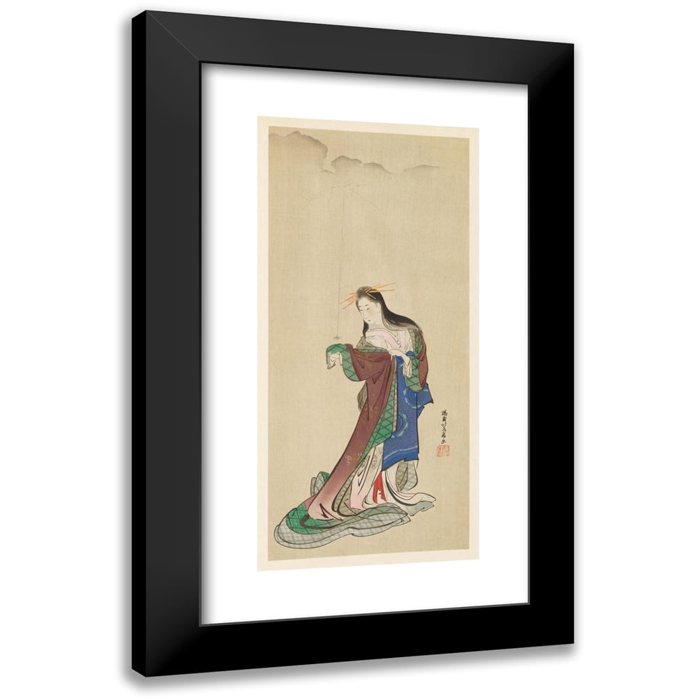 Shiichi Tajima 10x18 Black Modern Framed Museum Art Print Titled ...