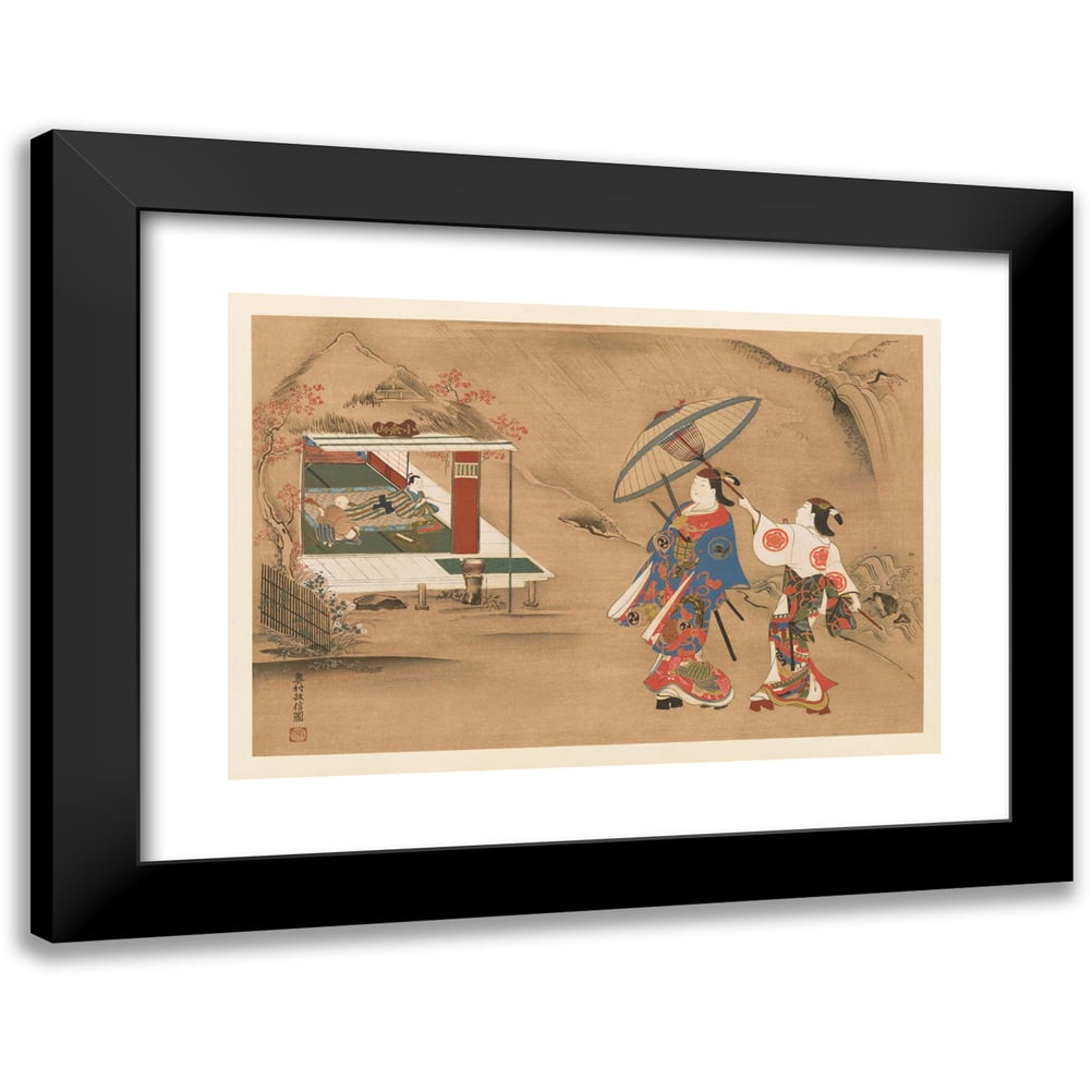 Shiichi Tajima 14x11 Black Modern Framed Museum Art Print Titled ...