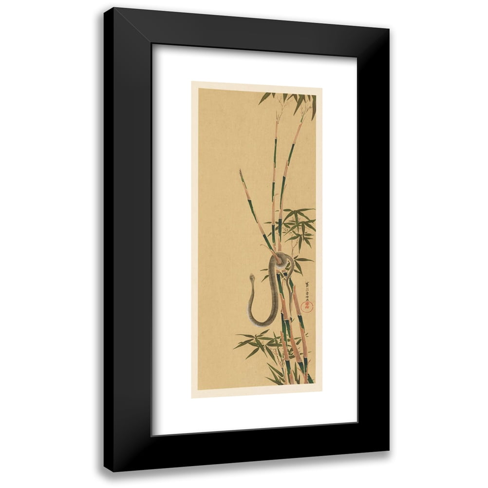 Shiichi Tajima 8x14 Black Modern Framed Museum Art Print Titled ...