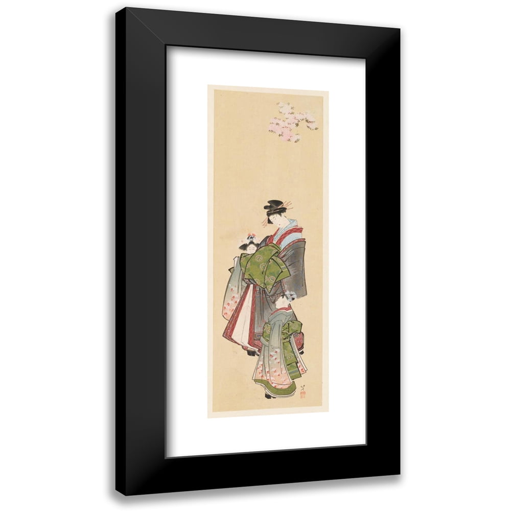 Shiichi Tajima 9x18 Black Modern Framed Museum Art Print Titled ...