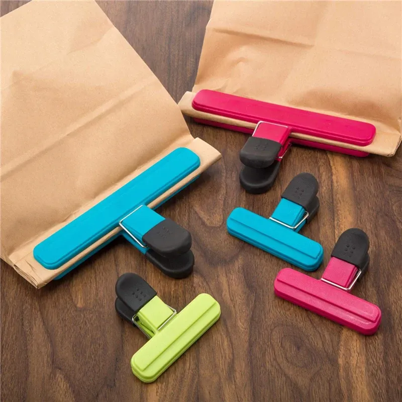 Shijinpojj Portable Bag Clips Kitchen Storage Food Snack Seal Sealing ...