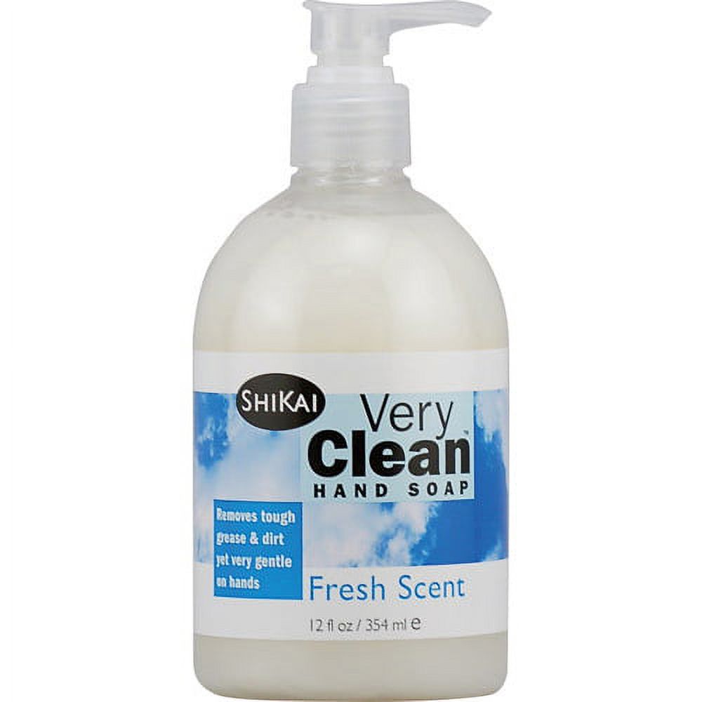Shikai Products Hand Soap - Very Clean Fresh Scent - 12 oz Liquid Hand ...