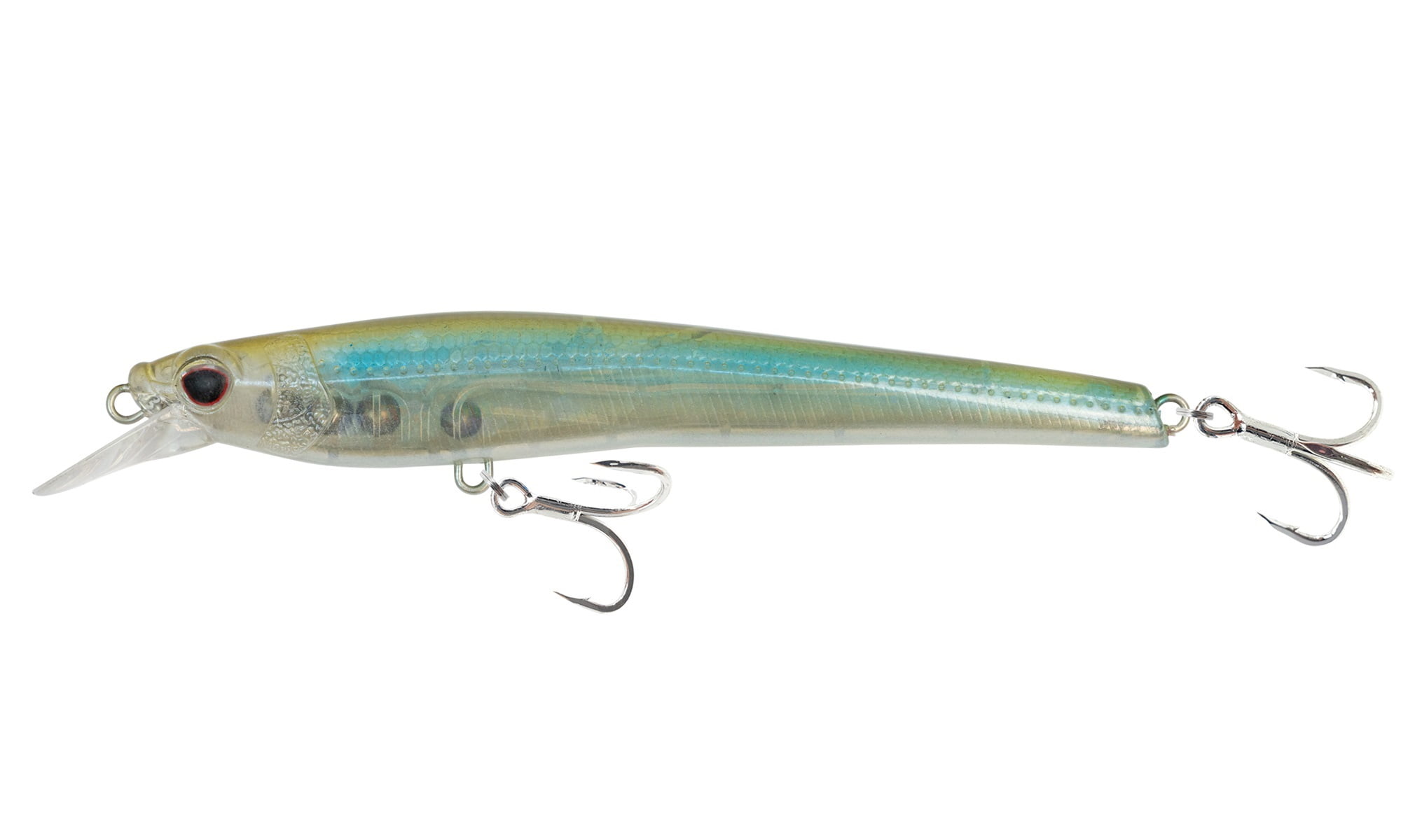 Nomad Shikari 95mm Slow Floating, 3 3/4", 2/5 oz, AG - Aqua Ghost ...