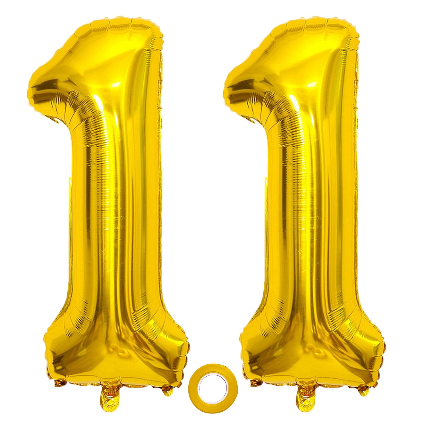 Shikuer Number 11 Balloons MMF7 32 inch Digital Balloon 11th Birthday ...