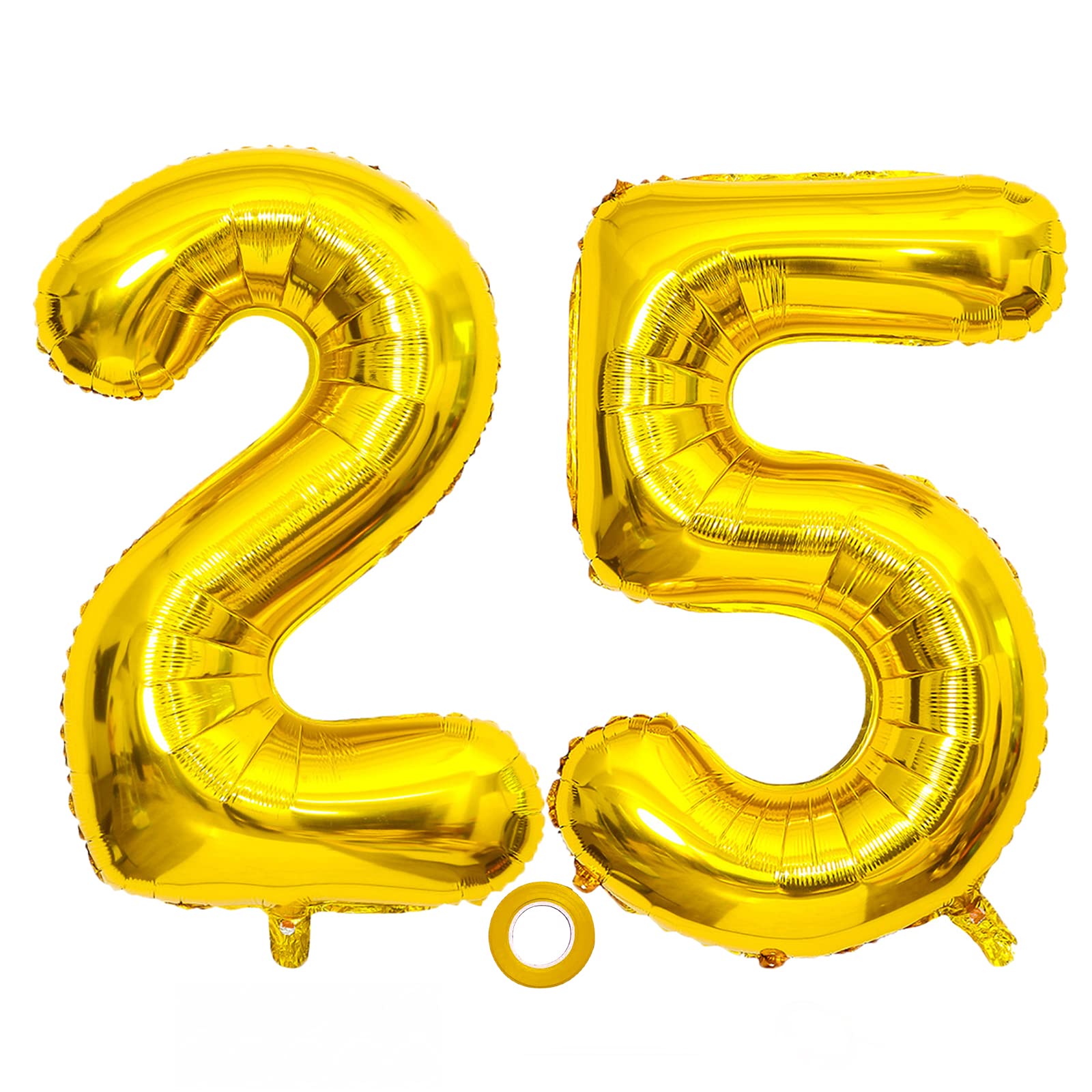 Shikuer Number 25 Balloons DHF10 32 inch Digital Balloon Birthday ...