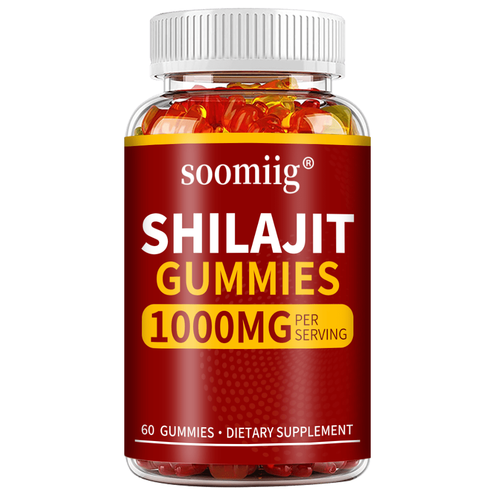Shilajit Gummies 1000mg for Men & Women - Pure Himalayan Shilajit ...