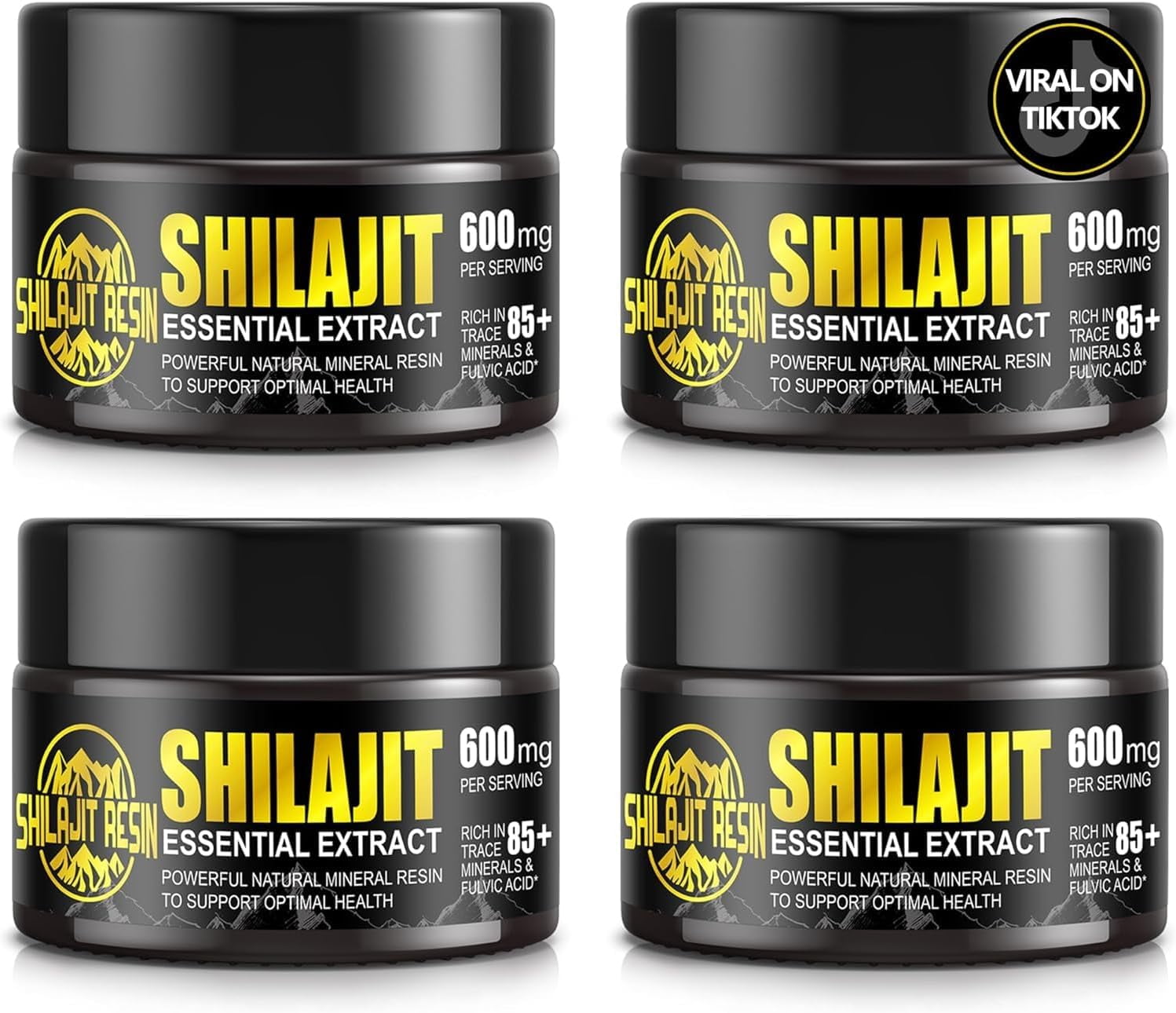 Shilajit Pure Himalayan Organic Shilajit Resin - Gold Grade 100% ...