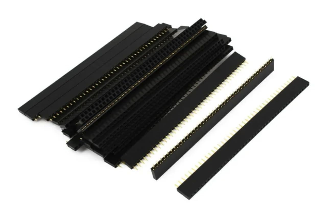ShillehTek 20pcs (1x40pin) Female KEF16 Header (2.54mm) Header Pins for ...