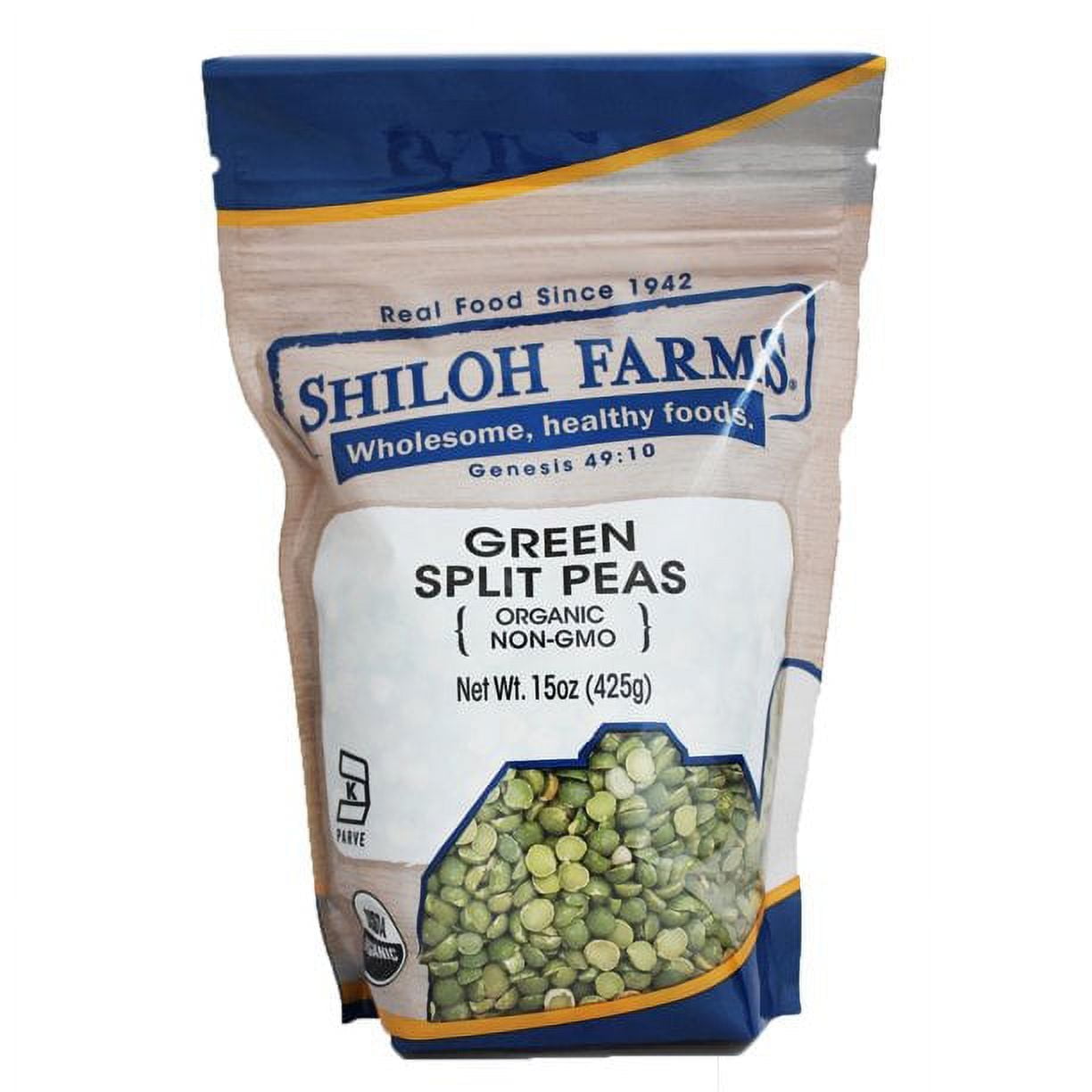 Shiloh Farms Organic Green Split Peas -- 15 oz - Walmart.com