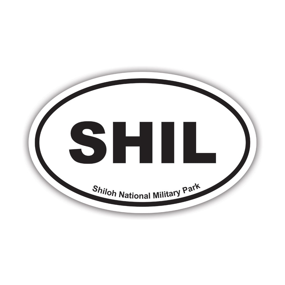 Shiloh National Military Park SHIL Oval Sticker Decal - Self Adhesive ...