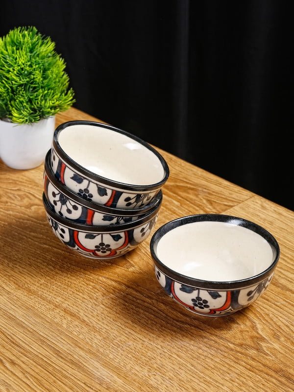 Shilpkara 'Moroccan Butteryfly' Hand Painted Studio Pottery Ceramic ...