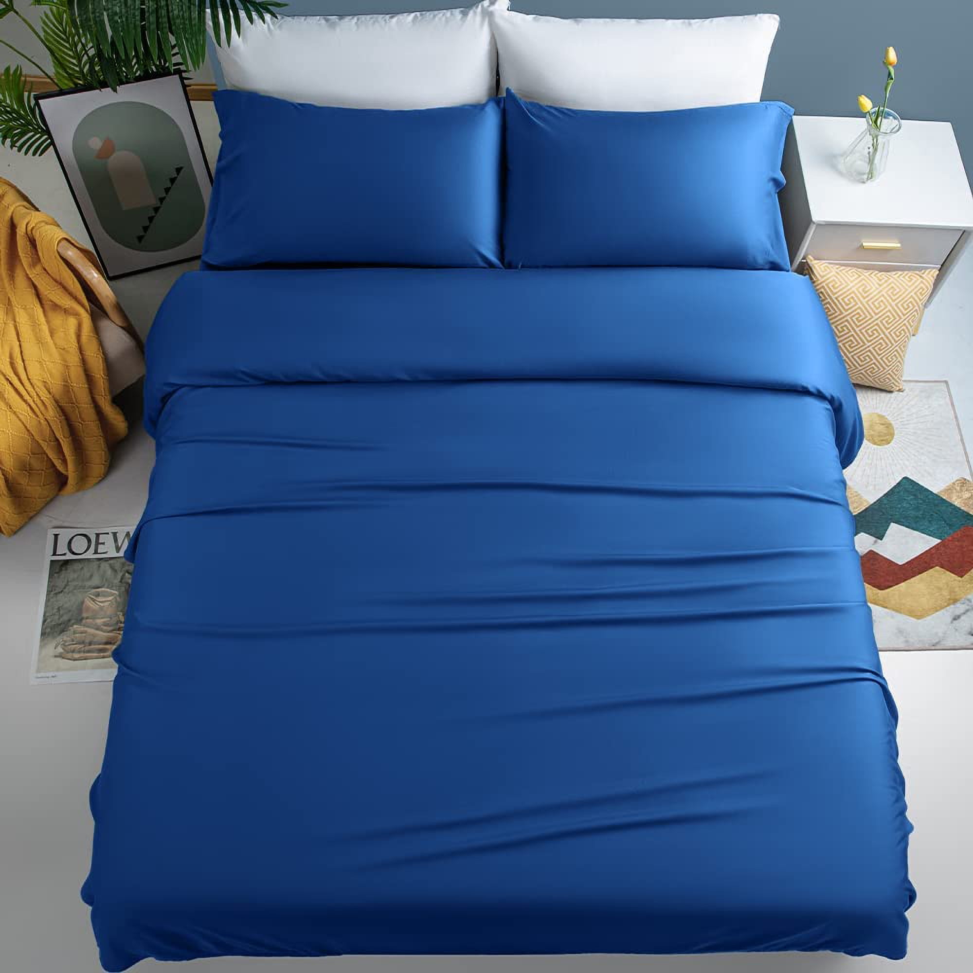Shilucheng 100 Organic Bamboo Bed Sheets Cooling California King