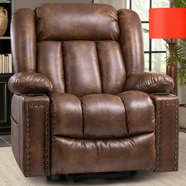 MCombo 25'' Large Power Recliner Chair, Electric Reclining with Massage ...